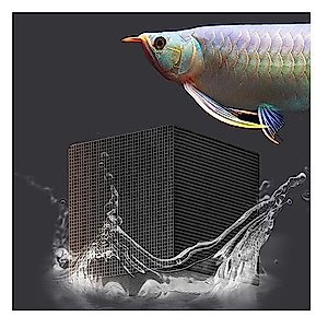 yanhe 1 Pack Water Purification, Cube Activated Carbon Nano Water Purification Filter for Water Aquarium Fish Tank Activated Carbon pellets 10 * 10