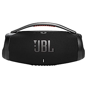JBL Boombox 3 - Portable Bluetooth Speaker Bundle with divvi! Protective Hardshell Case - Black