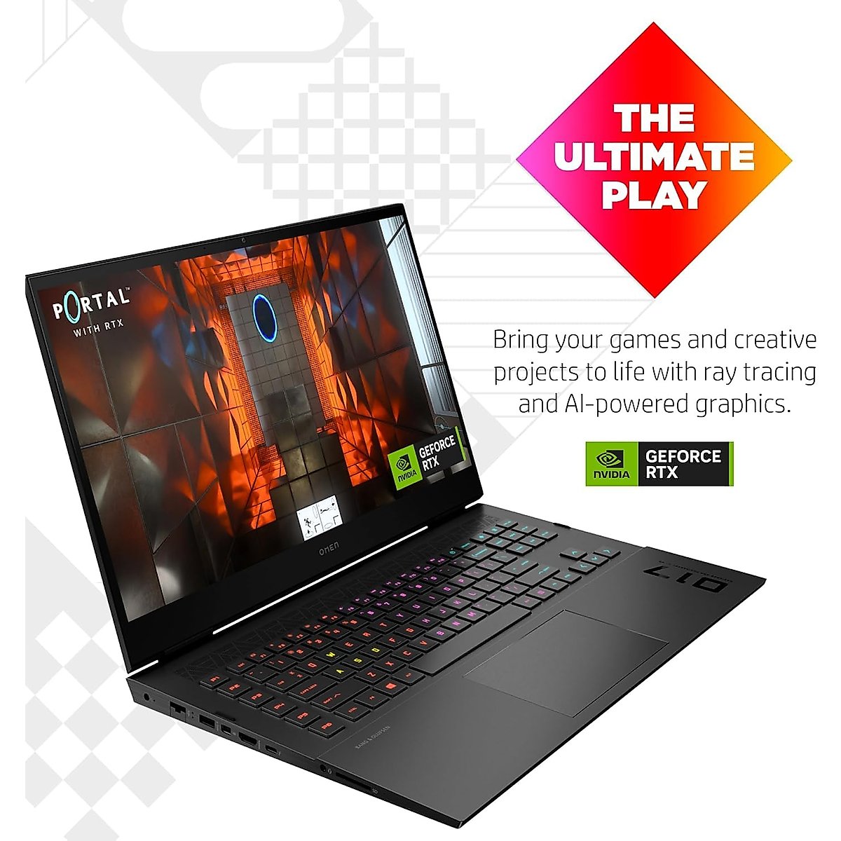 HP Omen 17.3" Gaming Laptop - QHD 165Hz Display, Intel 24 Cores i9-13900HX, GeForce RTX 4080, 64GB DDR5, 4TB SSD, WiFi 6E, Backlit Keyboard, Windows 11 Pro, with Wireless Silent Mouse