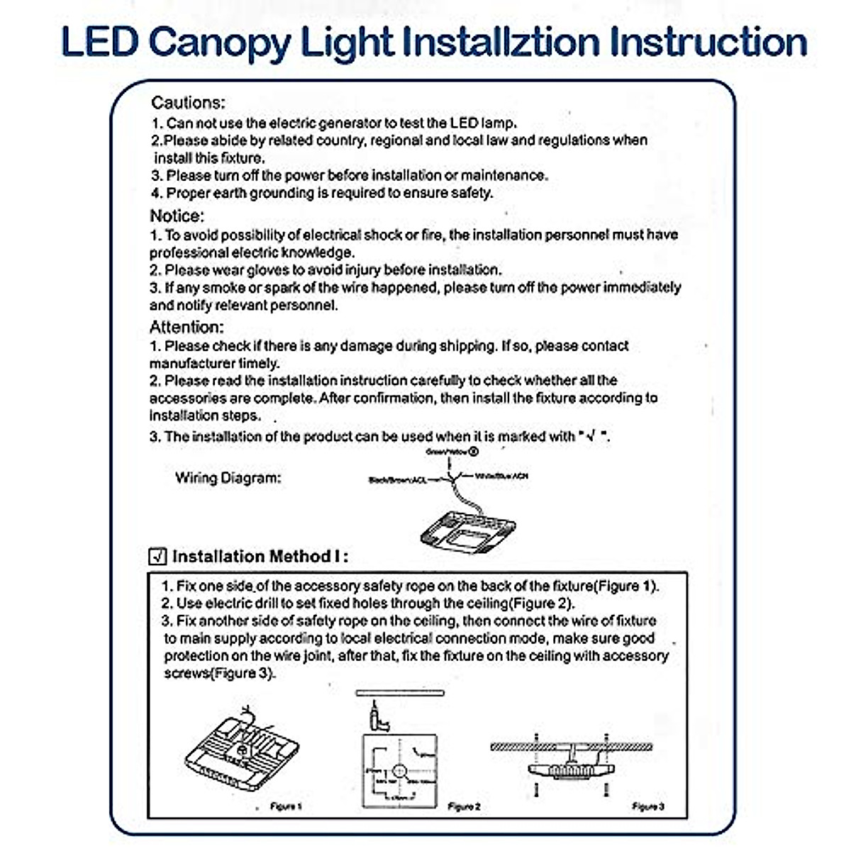 WAHADI LED Canopy Lights 240W 33600 Lumens 5000K Daylight White 850W HID/MH Equivalent,Die Cast Aluminum Waterproof IP65,Commercial Area & Outdoor Lighting,Ceiling Lighting Fixtures (5 Pack)