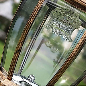 CDQYA Outdoor Pillar Lamp European Villa Wall Light Waterproof Home Garden Courtyard Light LED Street Garden Villa Lamp