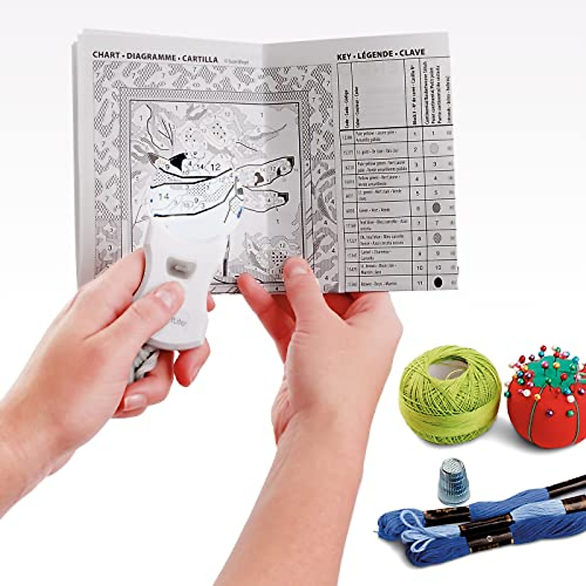 OttLite Rimless Pendant LED Magnifier – Wearable Magnifying Glass, 3X Optical Grade Magnification, LED Illumination, Pocket Magnifier, Home, Work, Travel