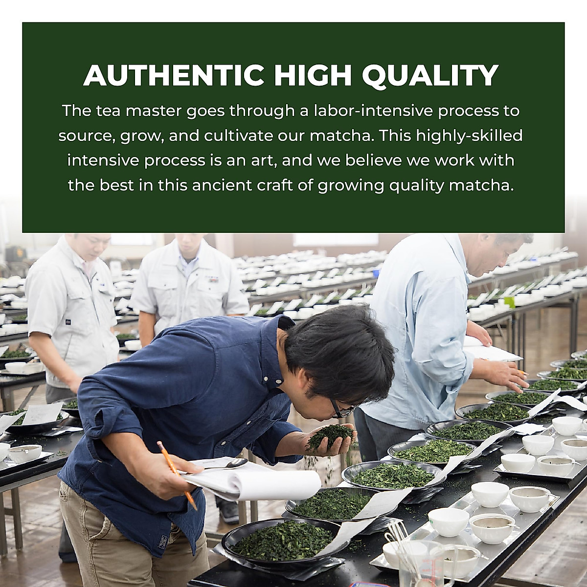 Tenzo Matcha Green Tea Powder - Matcha Powder USDA Organic Ceremonial Grade – Macha Powder Paleo, Kosher, Vegan – Authentic Japanese Matcha Tea - Original Matcha Latte Powder (1.06 Ounce)