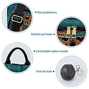 Owl Boho Aztec Backpack Purse for Women Anti-theft Back Pack Fashion Handbag with Adjustable Straps School Travel Bag Shoulder Bag