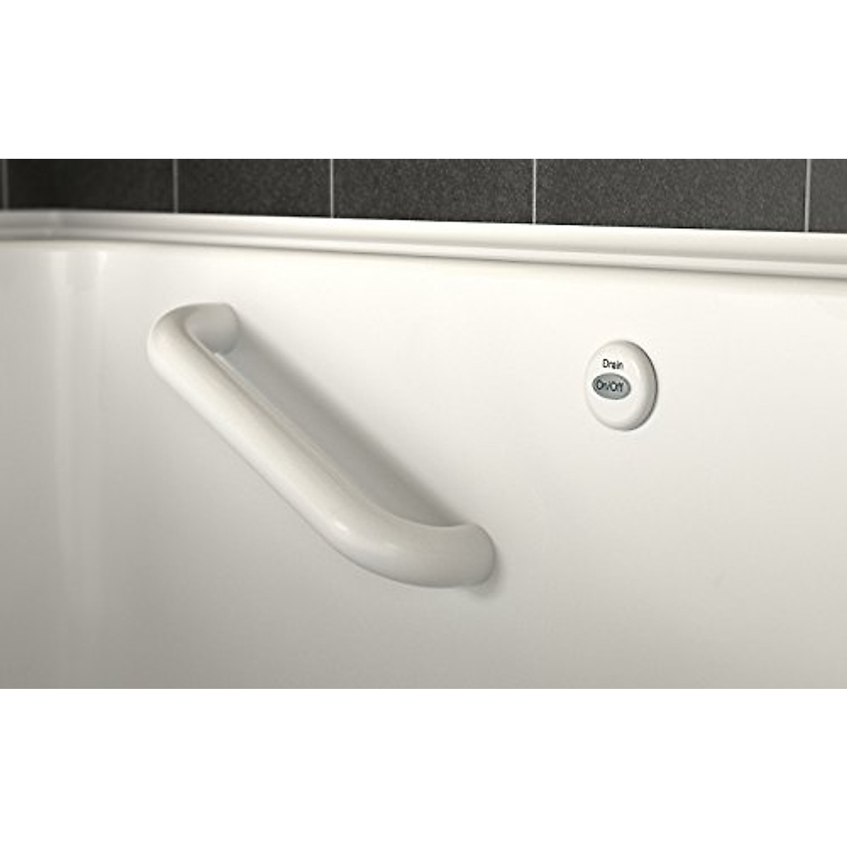 American Standard 2848.109.WLW Gelcoat Whirlpool and Soaking 28"x48" Left Side Door Walk-In Bathtub in White