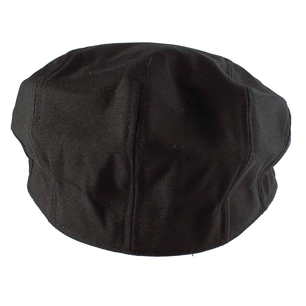 Morehats Plain Newsboy Cap Gatsby Golf Hat - Black