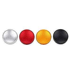 Camera Shutter , 4pcs Aluminum Alloy Concave Shutter Release Buttons Compatible for Leica, for Nikon, for Fujifilm X100 X100S X10 X20 X-E1 XE2S X100F