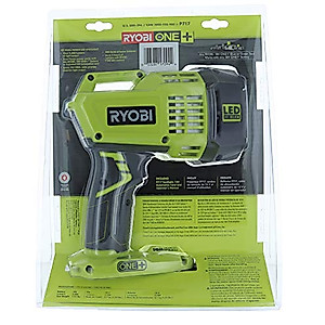 Ryobi P717 One+ 18V Dual Powered LED Cordless Spotlight w/ 2500 Lumens (Batteries Not Included, Light Only)