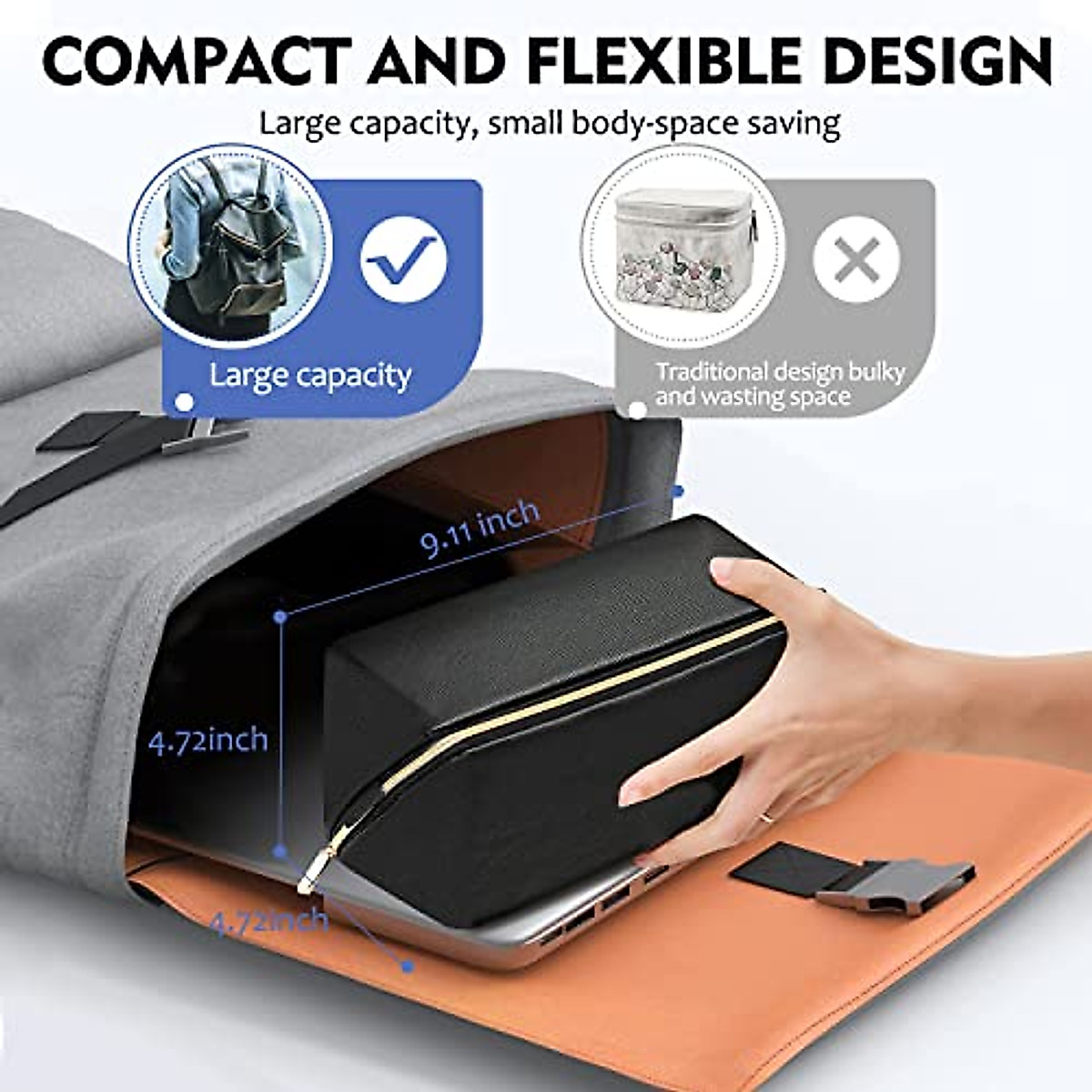 rlokosfb Large Capacity Pencil Case,Portable Pencil Pouch Opens Flat for Easy Access,Durable Pen Bag with Smooth Zipper for Office School Teen Girl Boy Men Women Adult