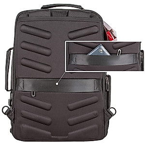 OPACK Rfid Business 15.6 inch Laptop Backpack Convertible Increase Compartment Anti-Theft Laptop Rucksack USB Charging and Water Resistant College Multi-Functional Travel