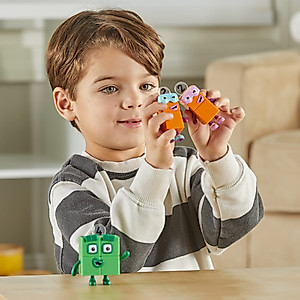 Learning Resources Numberblocks Four and The Terrible Twos, Official Collectible Toys, Includes Numberblocks Four and 2 x The Terrible Two, with Posable Arms for Realistic Play, Suitable for Display