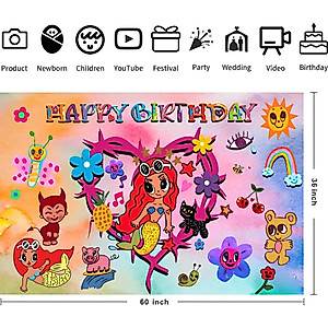 Manana Sera Bonito Background Birthday Decorations, Manana Sera Bonito Happy Birthday Banner Backdrop for Karol G Birthday Party Supplies (5x3ft)