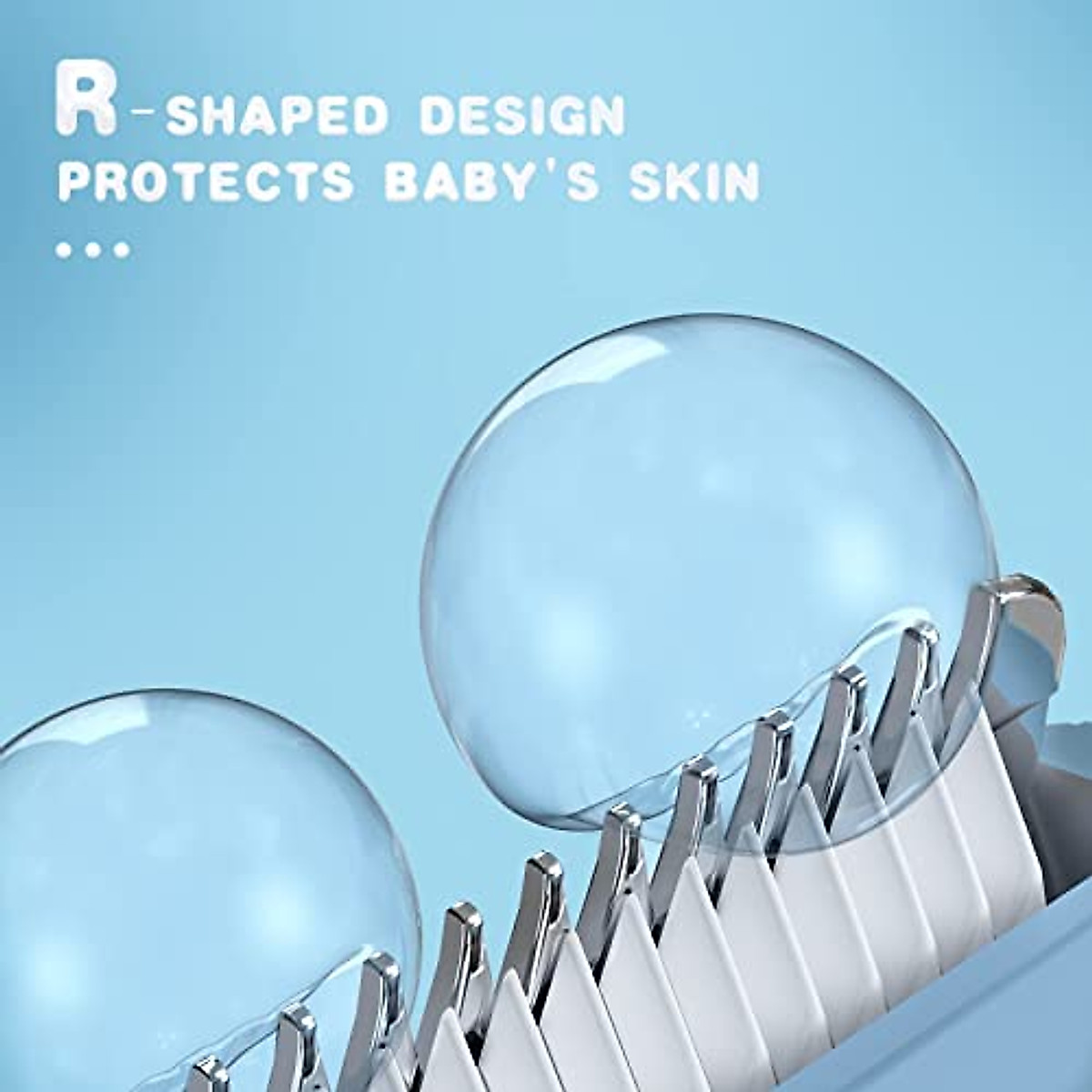 Baby Hair Clippers Quiet Hair Trimmer for Kids Toddler, Silent Hair Clippers for Children with Autism, Waterproof Rechargeable Cordless Ceramic Blade Haircut Kit