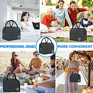 10L 19Cans Insulated Lunch Bag for Women Men, Reusable Lunch Box for Office Work Picnic Beach Travel, Leakproof Soft Cooler Tote Bag Freezable Lunch Bag for Adult, Grey