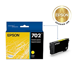 EPSON T702 DURABrite Ultra -Ink Standard Capacity Yellow -Cartridge (T702420-S) for select Epson WorkForce Pro Printers