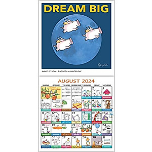 Sandra Boynton's Every Day's a Fabulous Holiday 2024 Wall Calendar