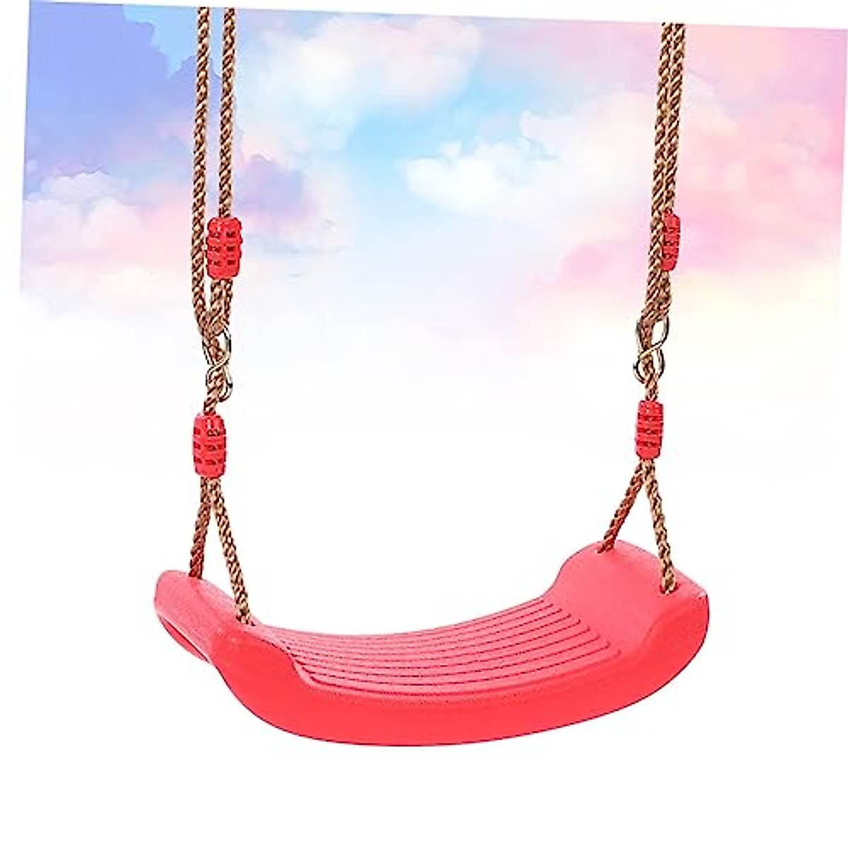 ibasenice 1pc Indoor Swing for Kids Toddler Toys Outdoor Baby Swing Indoor Swing with Rope Tree Swings for Kids Tree Swing Set Children's Swing Seat Swing Seat with Rope Mixed Board Heavy