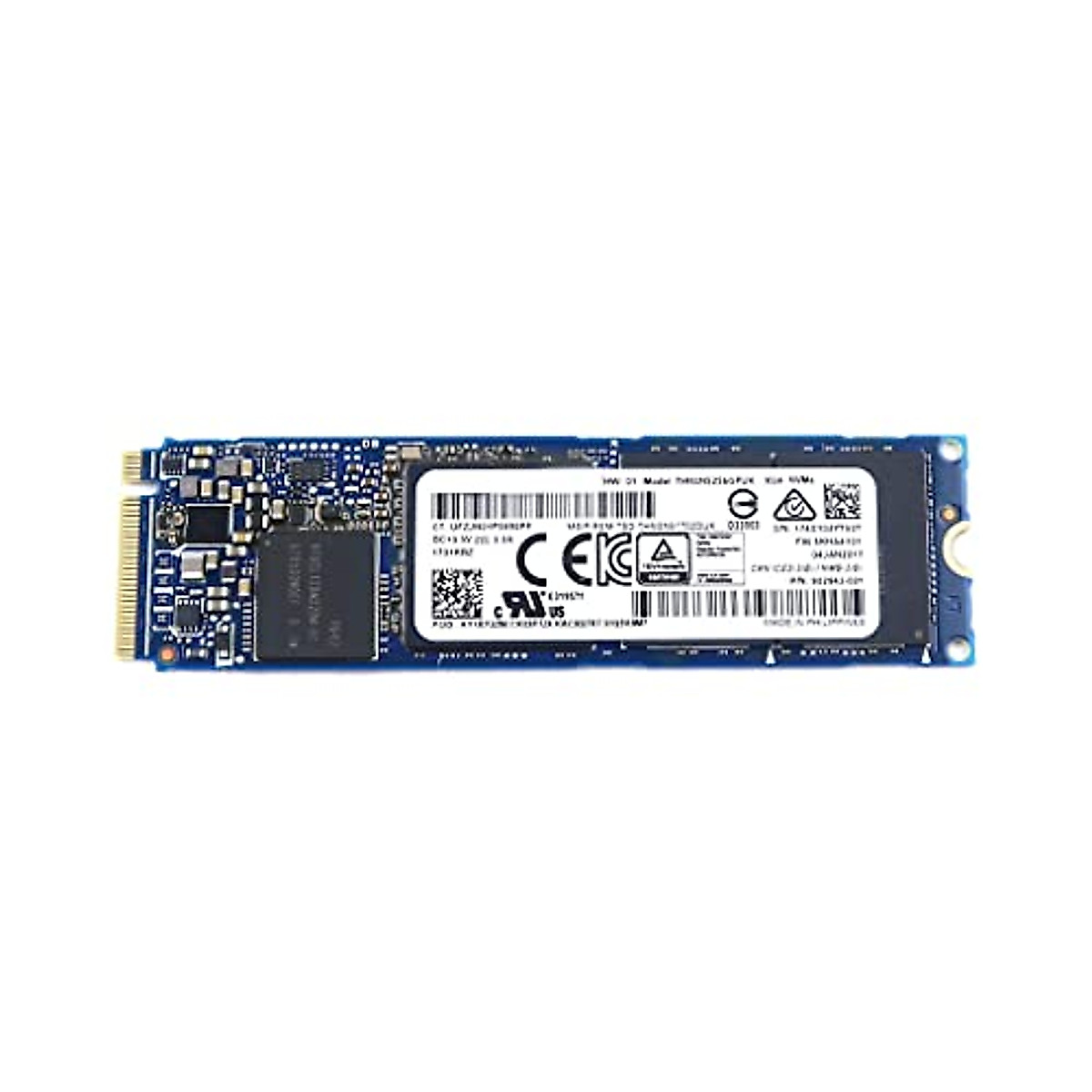 Solid State Drive 902943-001 Compatible Replacement Spare Part for HP Toshiba XG4 THNSN5256GPUK 256GB PCI Express 3.0 x4 TLC NVMe M.2 2280 Internal SSD
