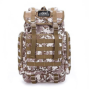 Sirius Survival “The Rambler” - 40L Tactical Backpack with MOLLE Webbing (Black)