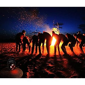 Portable Wireless Bluetooth Speaker for iPhone, Android, iPod and More - Rechargeable Bluetooth Speaker for Kids & Adults - Mini Speaker with Party Lights, for Hiking, Camping, Picnic and Boating.