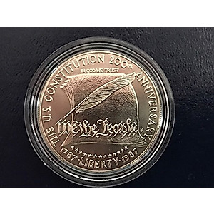 1987 S Constitution Commemorative Silver Proof Dollar US Coin DCAM Gem $1