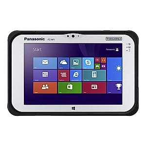 Panasonic Toughpad FZ-M1 MK2, 7 Inch WXGA 10-Pt MultiTouch, Intel Core m5-6Y57 1.10GHz, 8GB, 256GB SSD, 4G LTE, Barcode Reader, Webcam, Windows 10 Pro (Renewed)