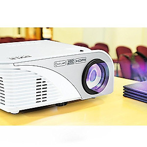Pyle Video Projector 1080p Full HD Digital Multimedia Mini Home Theater Cinema - Compact, Portable with Remote, LCD Led Lamp Display Screen, HDMI & USB Inputs for TV, Laptop, PC & Computer - (PRJG95)