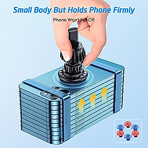 WixGear [2 Pack Universal Air Vent Magnetic Phone Holder for Car, Phone Mount for Car for Cell Phones and Mini Tablets (New Upgraded Vent Locks)