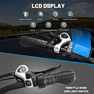 BLUMEMO Electric Bike for Adults 1000W, Removable 48V/17.5AH Battery E-Bike, Max 31Mph,Fat Tire Electric Bicycle 26" 4.0 for Trail Riding/Excursion/Commute 21-Speed Shifting UL and GCC Certified