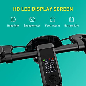 NIU KQi2 Electric Scooter for Adults - 300W Power, Upto 25 Miles Long Range, Max Speed 17.4MPH, 10'' Tubeless Tires, Dual Brakes, Portable Folding Commuting E Scooter, UL Certified - Gray