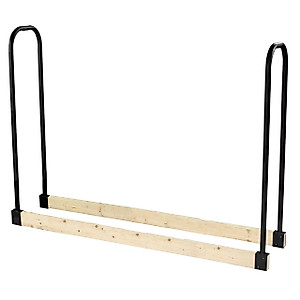Pleasant Hearth - 32mm Heavy Duty Log Rack, Adjustable