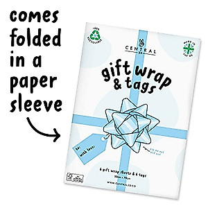 CENTRAL 23 - Wrapping Paper for Girls - Pink Llamas - Fun Gift Wrap for Kids - 6 Sheets - 1st 2nd 3rd Birthdays - Cute Anniversary or Valentines Day Wrapping Paper for Girlfriend Wife - Recyclable