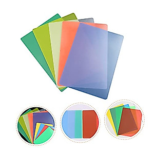 20pcs A4 Writing Pad Desktop Protector Office Notepad Desk Notepad Plastic Paper Pad Anti- Static Writing Mat Writing Pad Plastic Board Office Writing Pad Exam Board