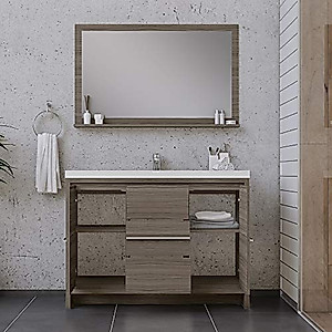 Alya Bath Sortino Bathroom Vanity, Gray