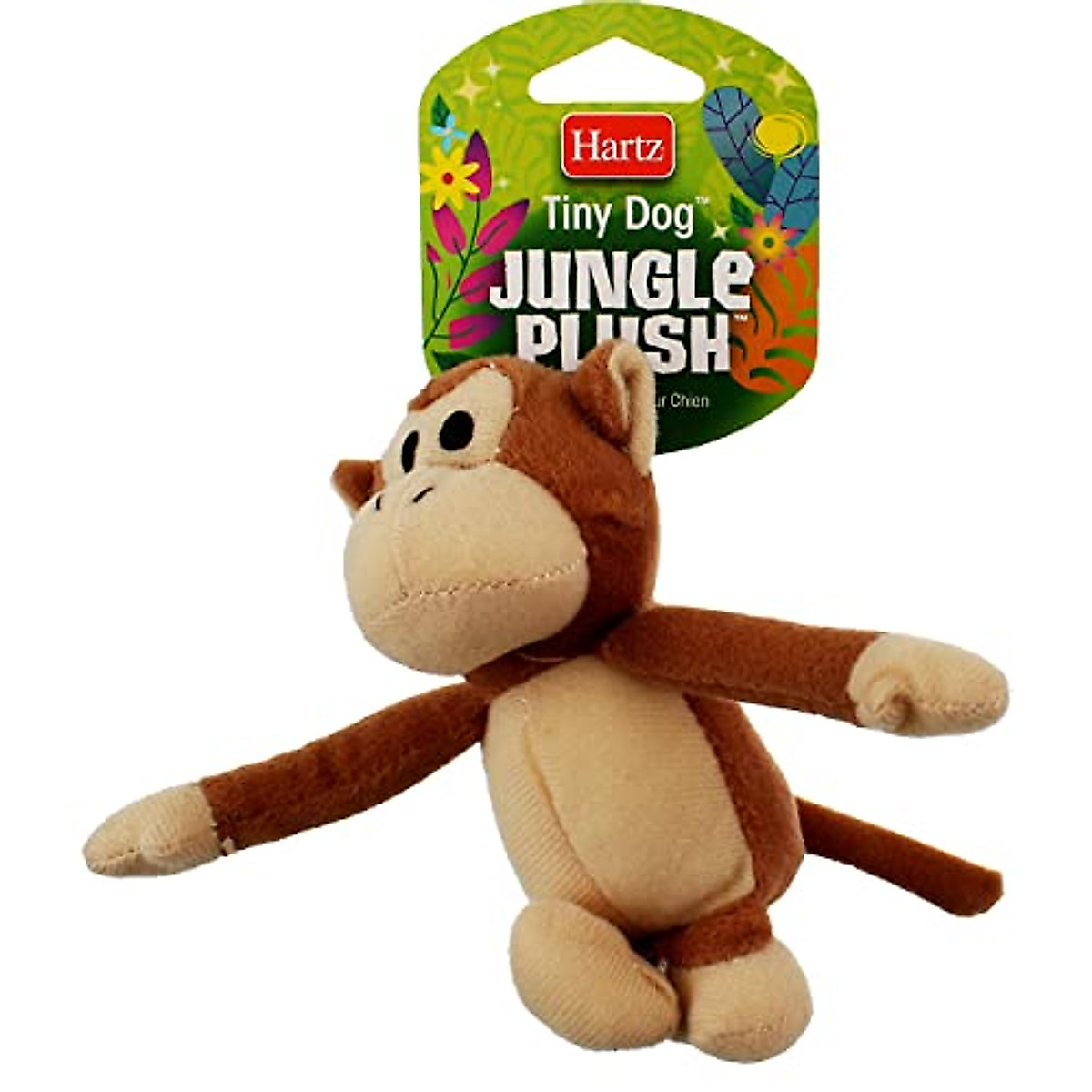 Hartz Tiny Dog Jungle Plush Toy (Assorted Toy) (3270004353)