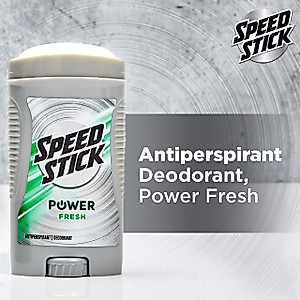 Speed Stick Men's Deodorant, Fresh, 3 Ounce, 4 Pack