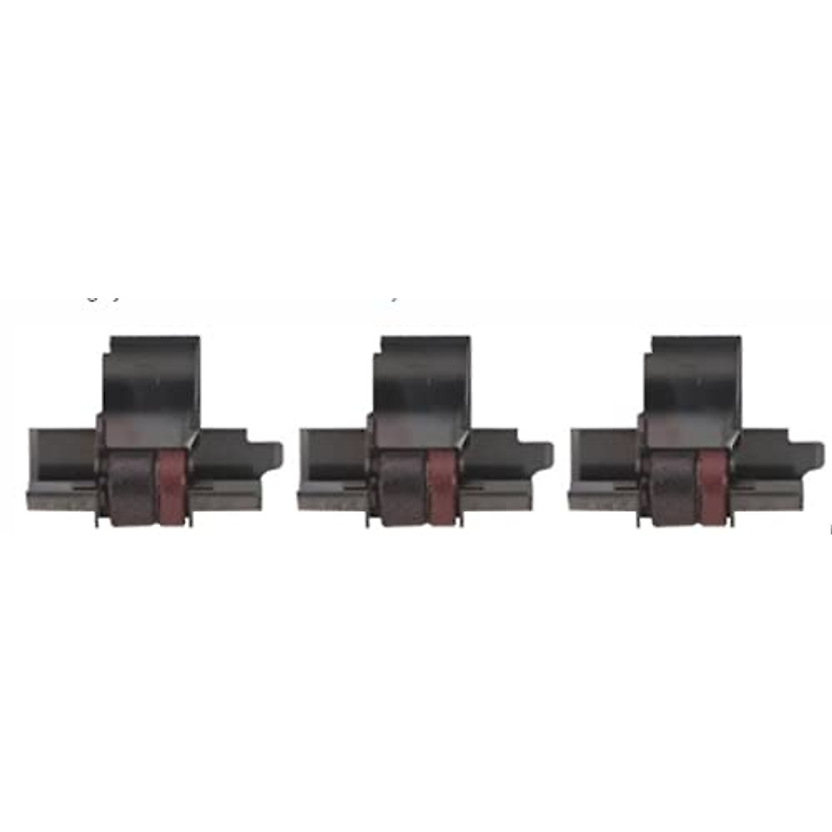 SHARP EL-1801V Ink Rollers - 3 Pack - Black Red Compatible