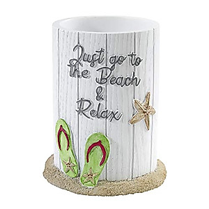 Avanti Linens - Tumbler, Countertop Cup for Bathroom or Kitchen, Beach Inspired Bathroom Decor (Beach Mode Collection)