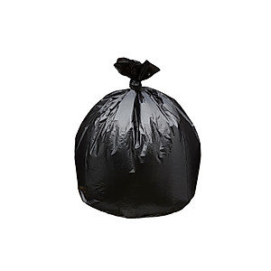 Top Knot Bags 45 Gallon Garbage Trash Bag 40X46" 1.5 Mil Black 100 Count Can Liner Bulk 40 Gallon 41 Gallon 42 Gallon 43 Gallon 44 Gallon Made in USA