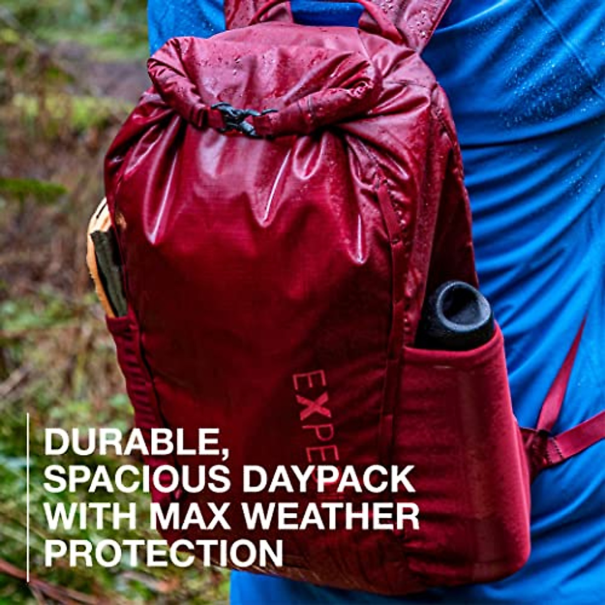 Exped Typhoon 25 | Lightweight Travel Backpack | Waterproof Backpack | Multifunctional Backpack, Navy, 25L