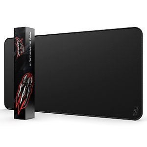 Wraptor Gaming Mouse Pad Extended Extra Large XXL Black 36x18 with Stitched Edges - Laptop, Computer & PC Desk Mat - Nonslip (XXL Extended)
