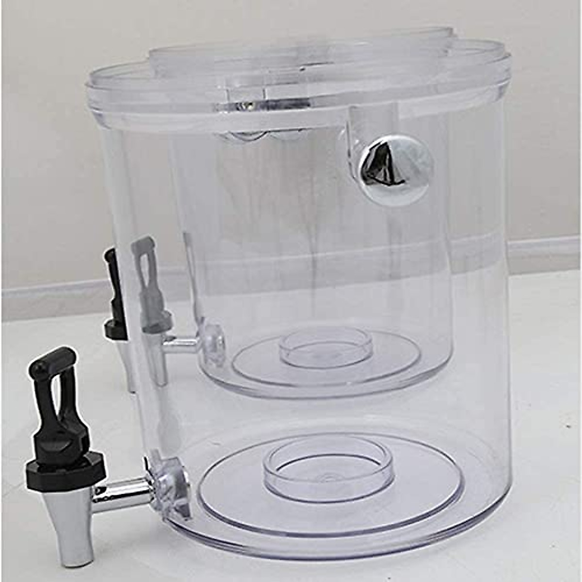 Beer Tower Distributor Beer Vending Machine Machine Beverage Dispenser Three Port 24L Diced Juice Beverage Distributor Commercial (Color : Silver)