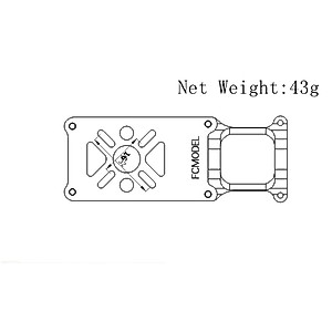 Quadcopter Hexacopter Octcopter Drone Frame Part Repair Accessories for 25mm Carbon Fiber Tube Arm Metal Motor Mount (Black 25mm/pcs)