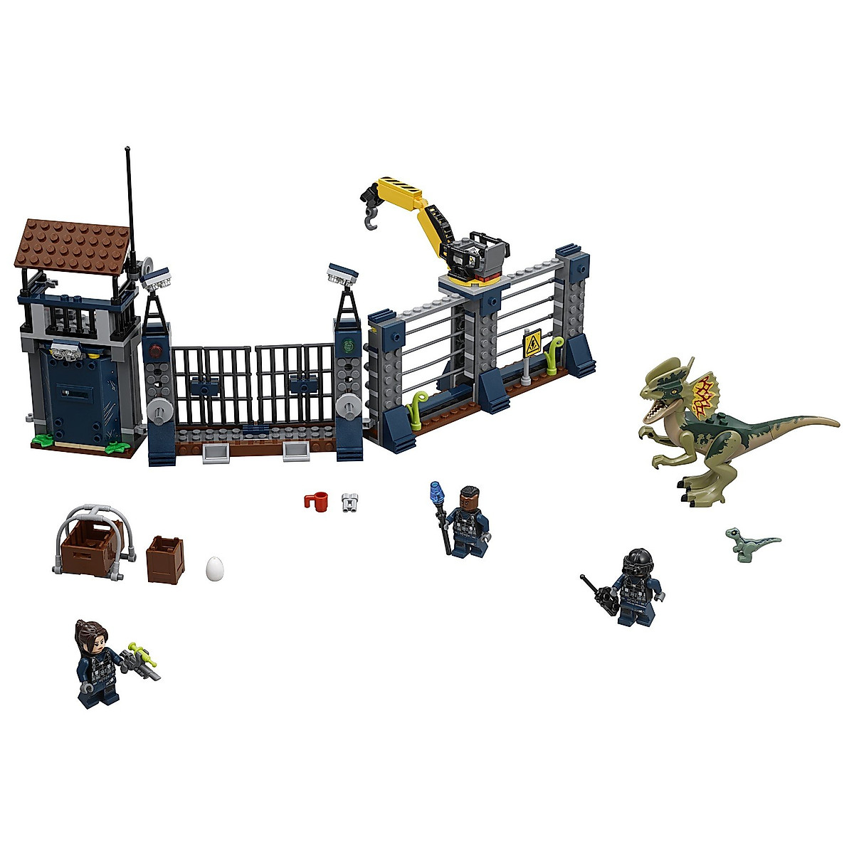 LEGO Jurassic World Dilophosaurus Outpost Attack 75931 Building Kit