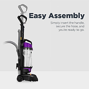 eureka NEU182B PowerSpeed Bagless Upright Vacuum Cleaner, Lite, Purple