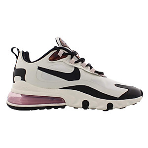 Nike Air Max 270 React Womens Shoes Size 8, Color: Sail/Multi-Color/Barely Rose
