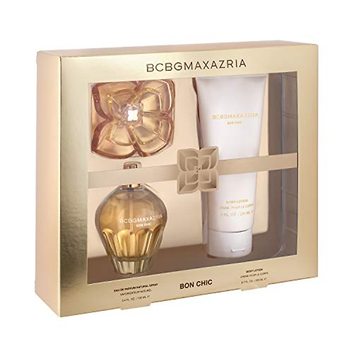 BCBGMAXAZRIA - 2 Piece Fragrance Giftset for Women - Bon Chic - (3.4oz/100ml EDP Perfume + 6.7oz/200ml Body Lotion) for Women