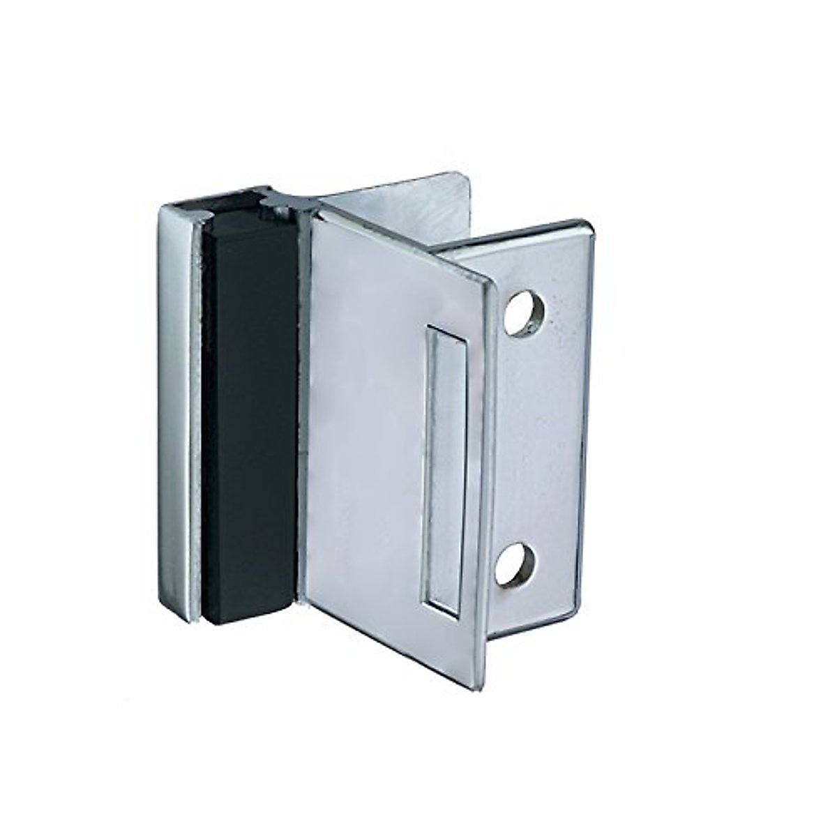 Harris Hardware TP5110-I Strike & Keeper Die Cast Zamac Chrome Plated Square Edge Partition with 1-1/4" Partition Thickness