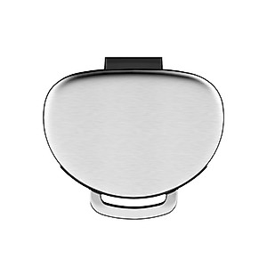 PDTXCLS SPPRANDOM Innovaze 1.6 Gal./6 Liter Stainless Steel Semi-Round Step-on Trash Can for Bathroom and Office