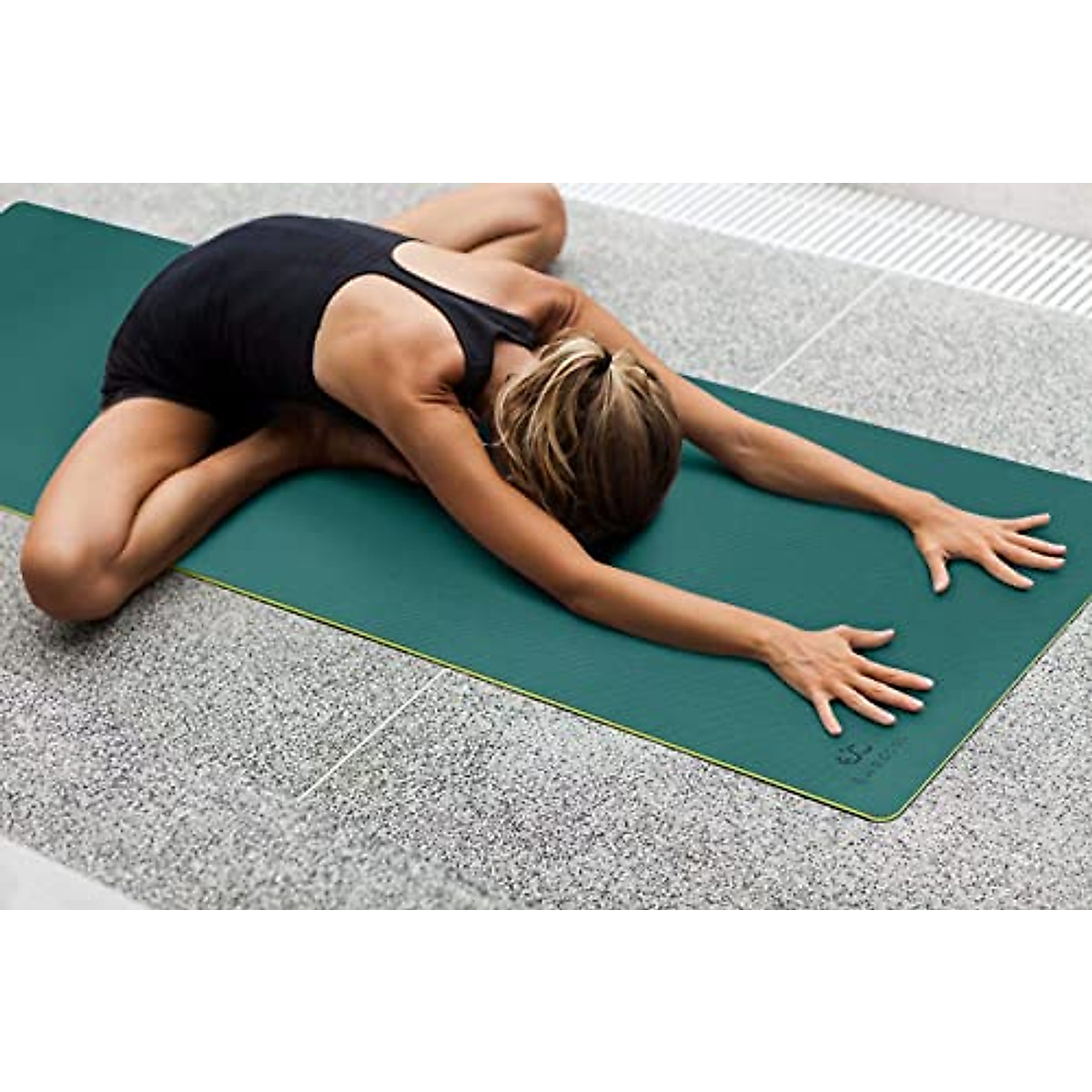 Ewedoos Yoga Mat Non Slip TPE Yoga Mats Exercise Mat Eco Friendly Workout Mat for Yoga, Pilates and Floor Exercise Thick Fitness Mat Carry Strap Included